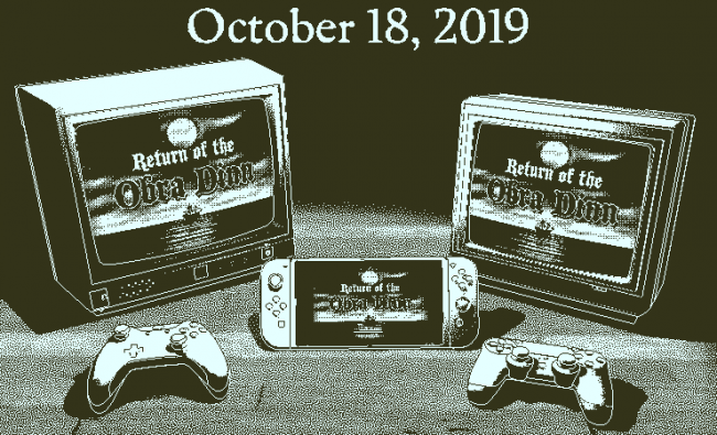 《奧伯拉丁的回歸》這個月將登陸主機 - Return of the Obra Dinn - Gamereactor