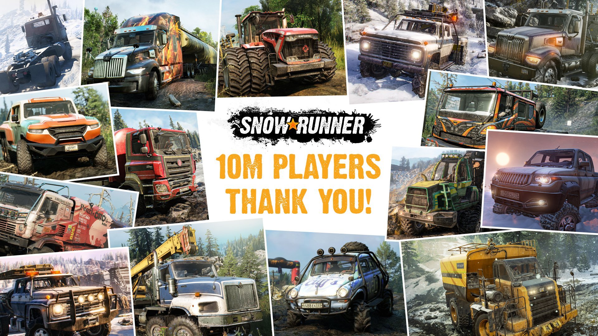 SnowRunner擁有超過1000萬卡車司機