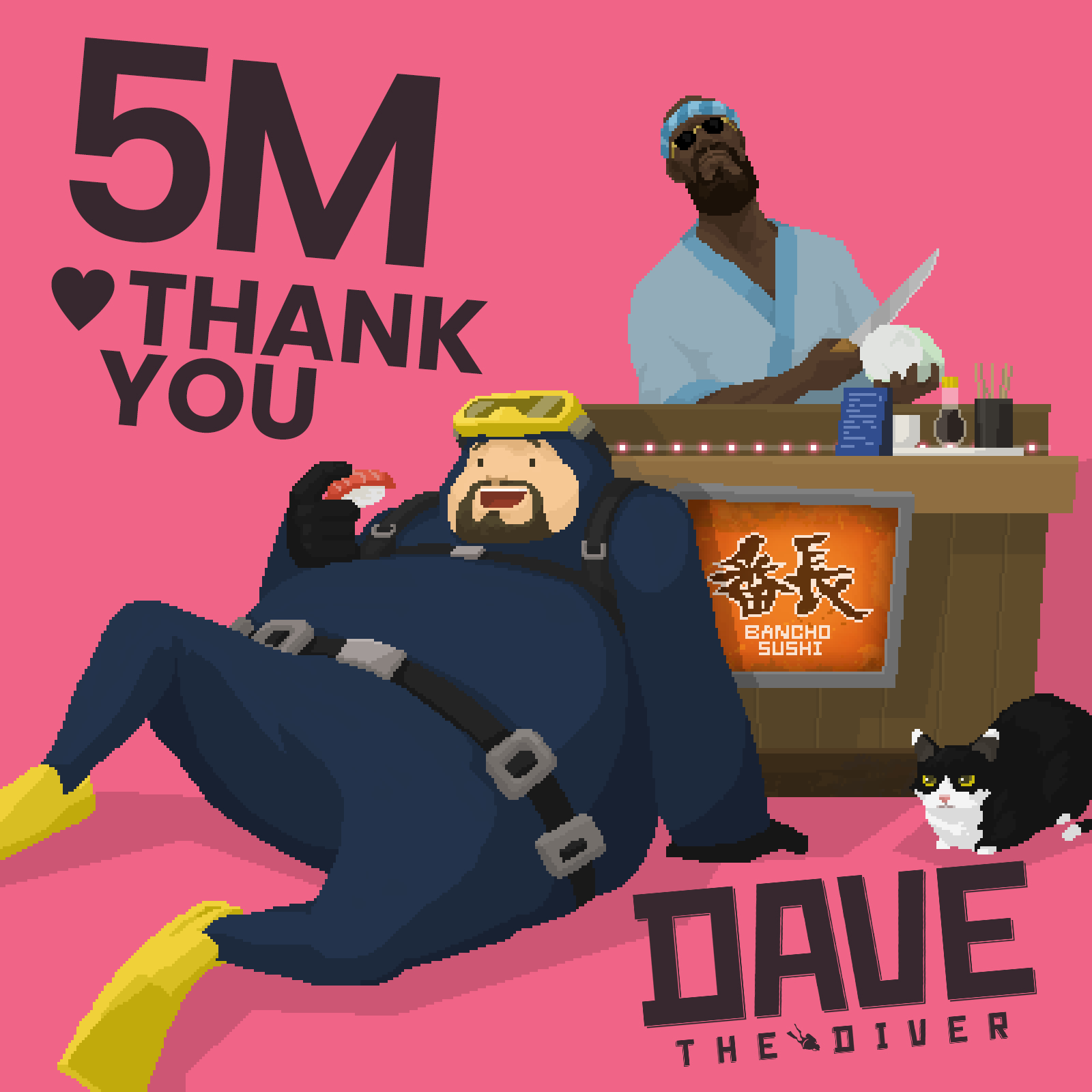 Dave the Diver 已售出超過 500 萬冊