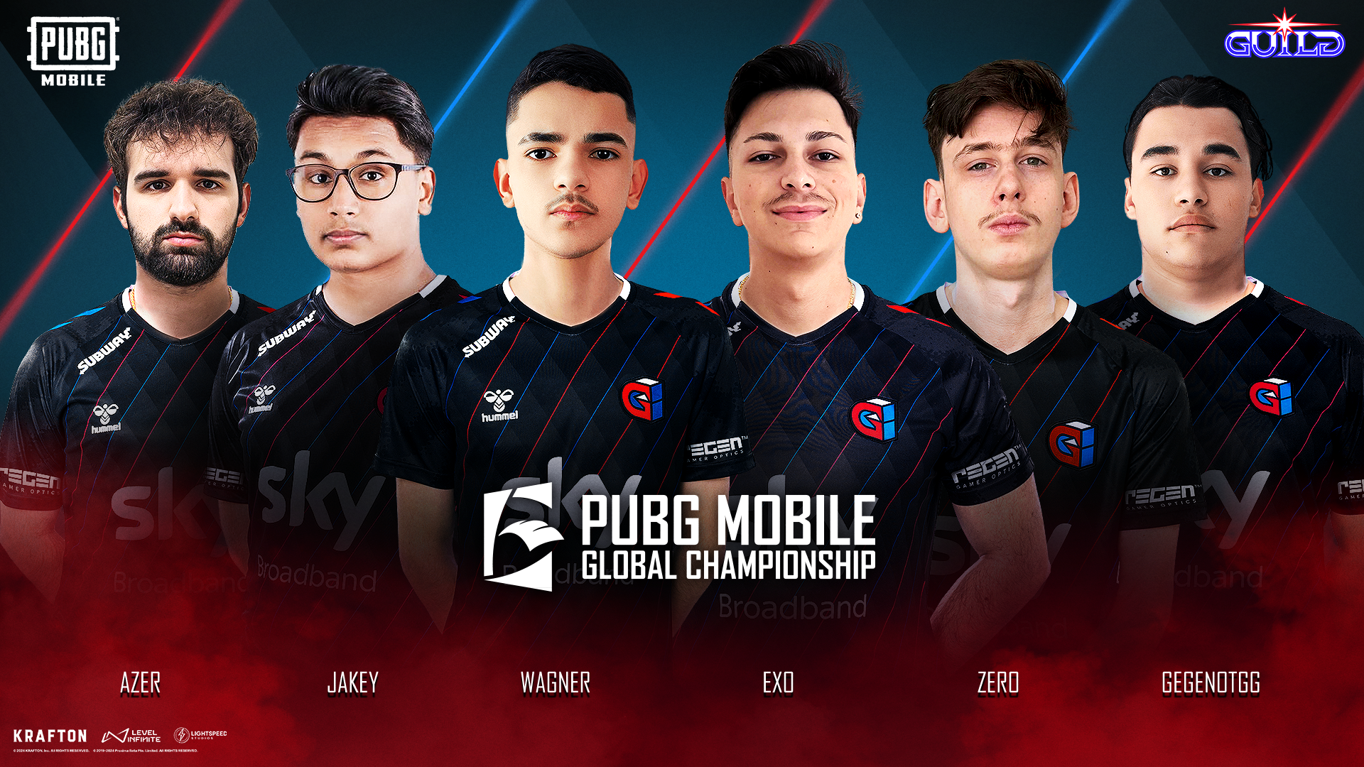 Guild Esports 與 PUBG Mobile Esports 合作