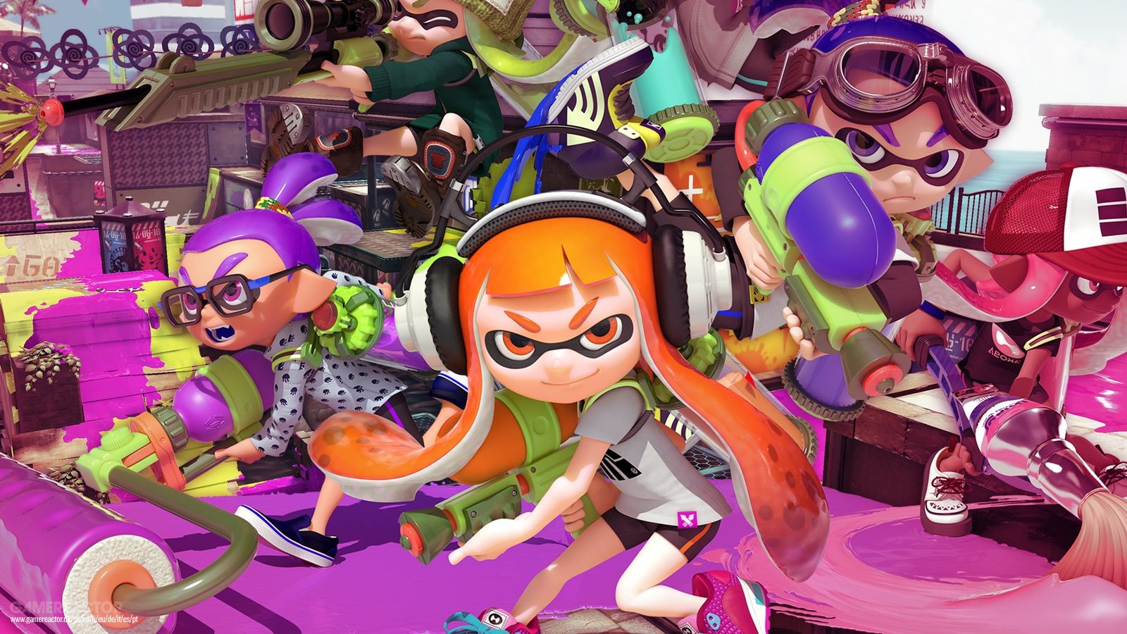 splatoon2壁,splatoon2,splatoon壁纸_文秘苑图库