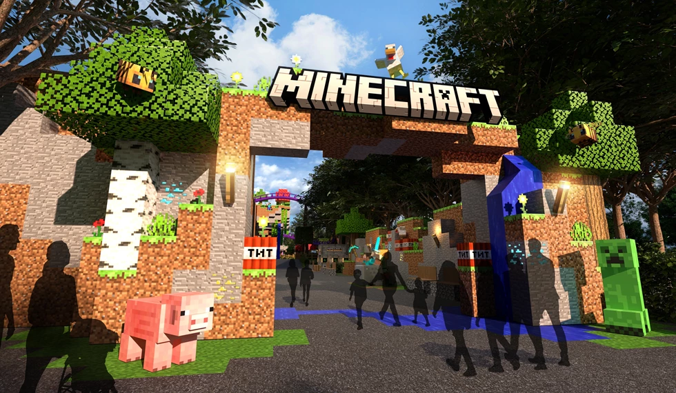 一個 Minecraft 世界可能即將來到您附近的主題公園