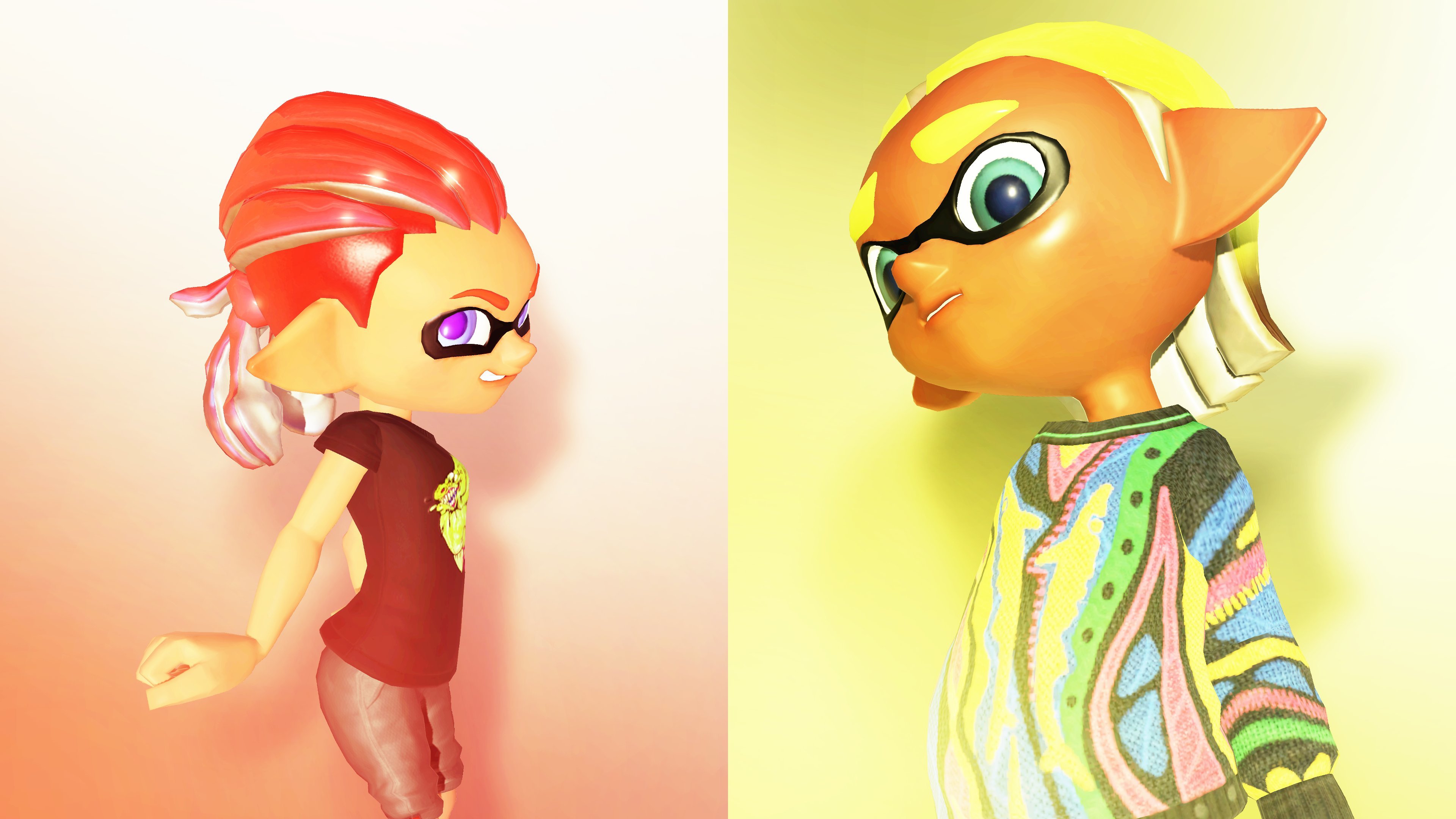 查看一些新的Splatoon 3髮型