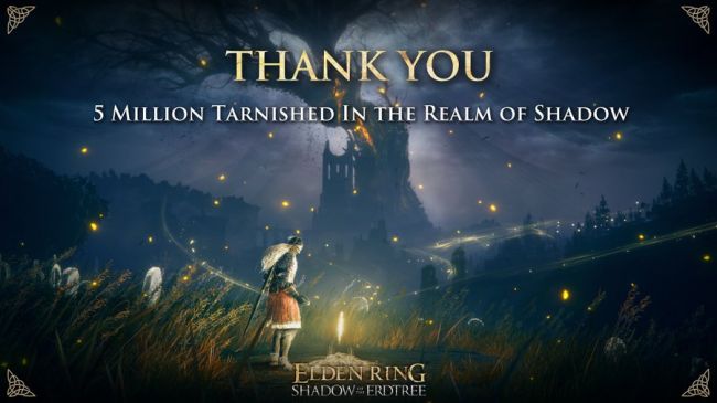 Elden Ring 的 Shadow of the Erdtree 擁有超過 500 萬玩家