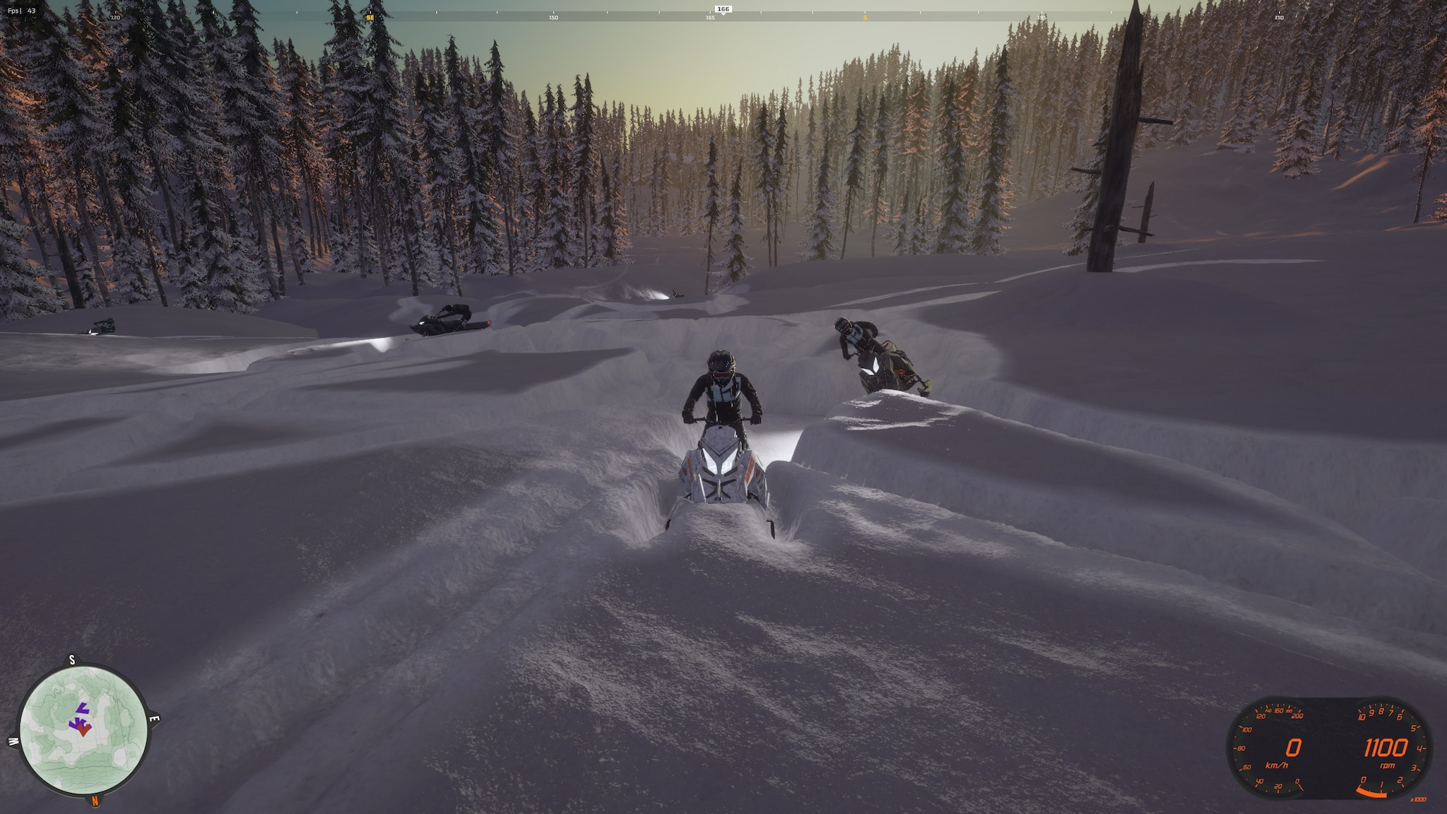 Sledders 從今天開始提供適用於 PC 和遊戲機的 Snowmobile Racing