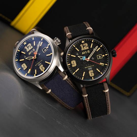 AVI-8 X Capcom 1942 Flyboy Limited Edition Watches: Subtle Video Game ...