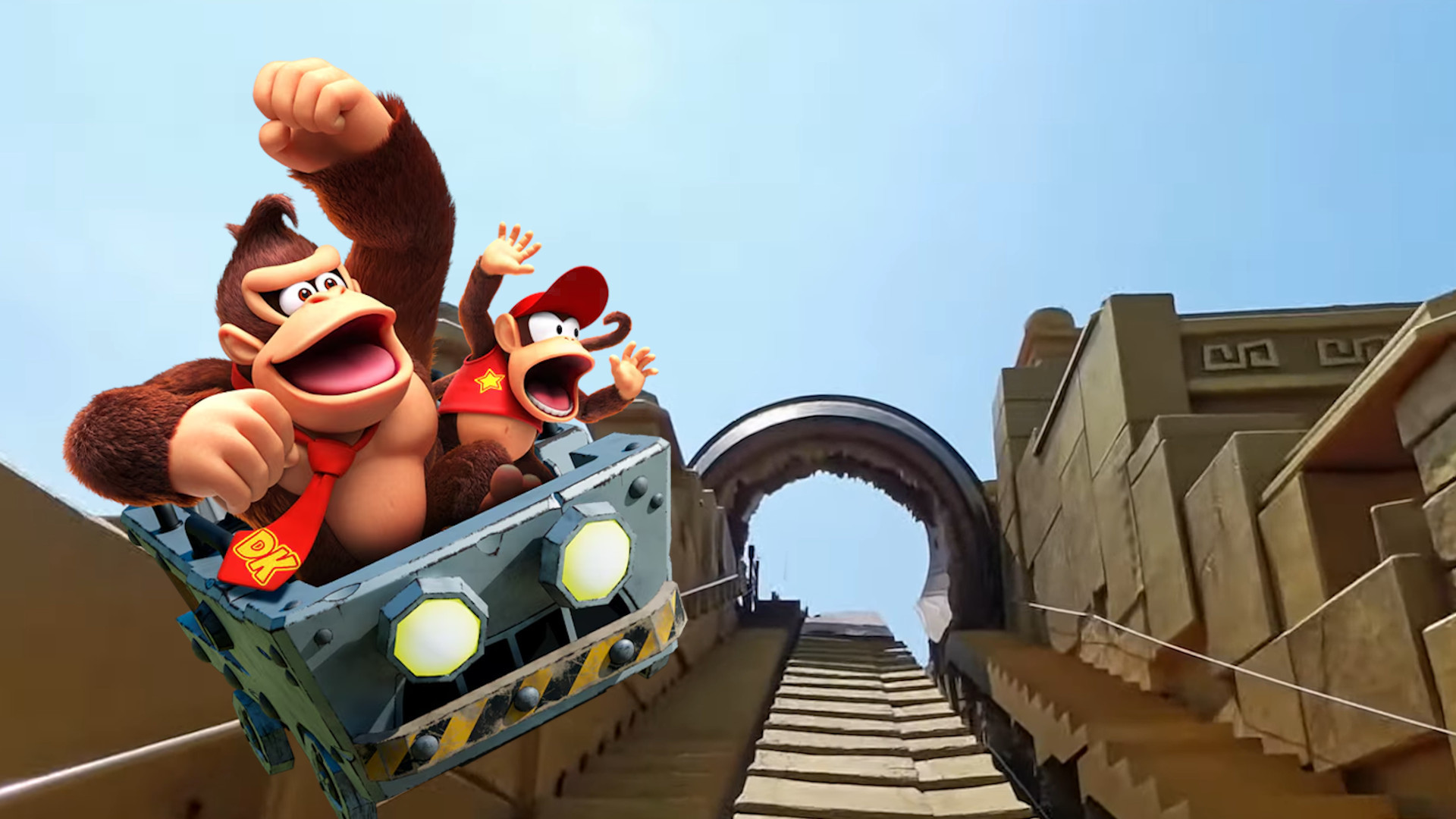 Donkey Kong Country Mine Cart Madness POV：環球日本過山車的第一個完整視頻 - - Gamereactor