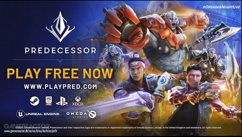 Predecessor 展示發佈預告片