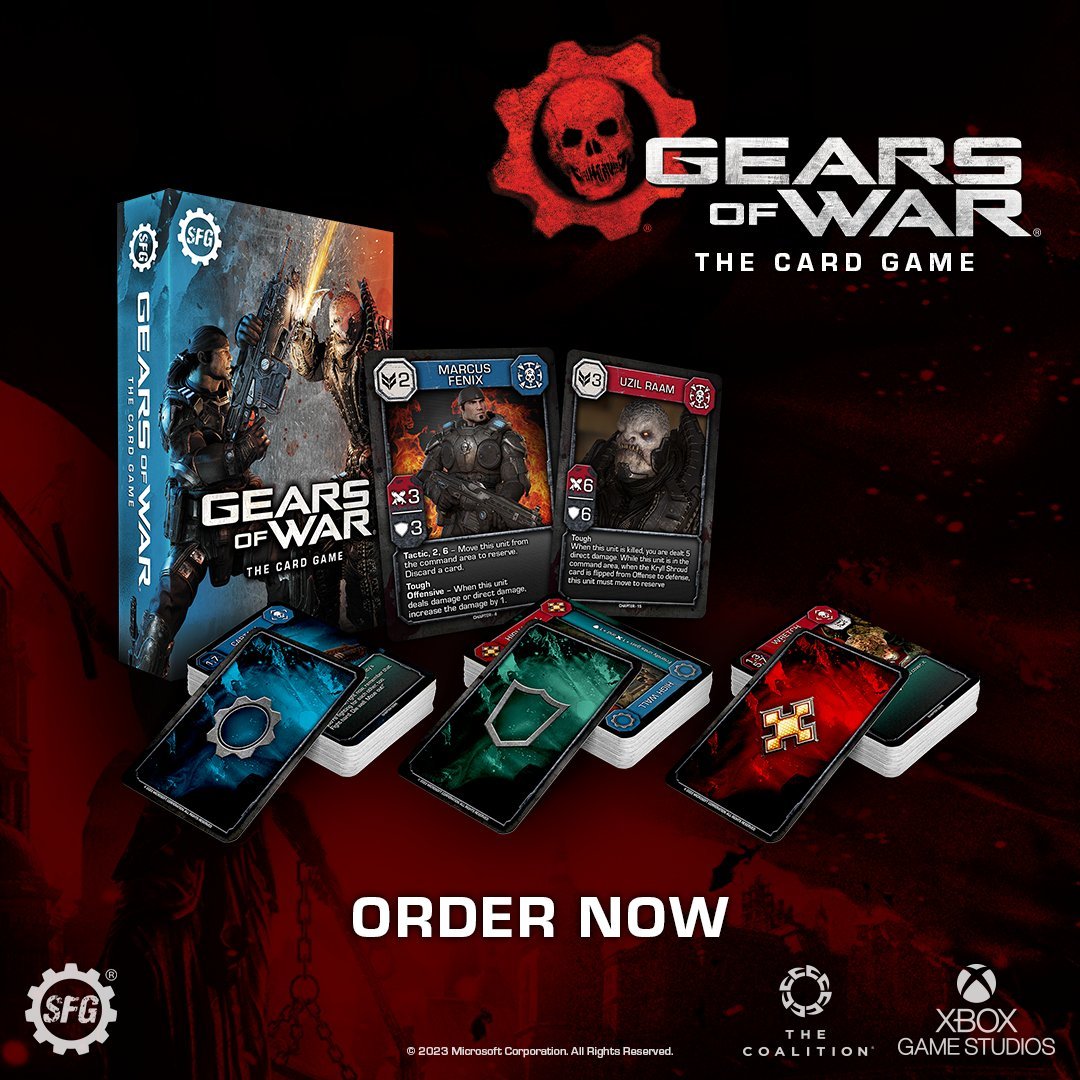 Gears of War: The Card Game Now Available - Gamereactor - Breaking ...