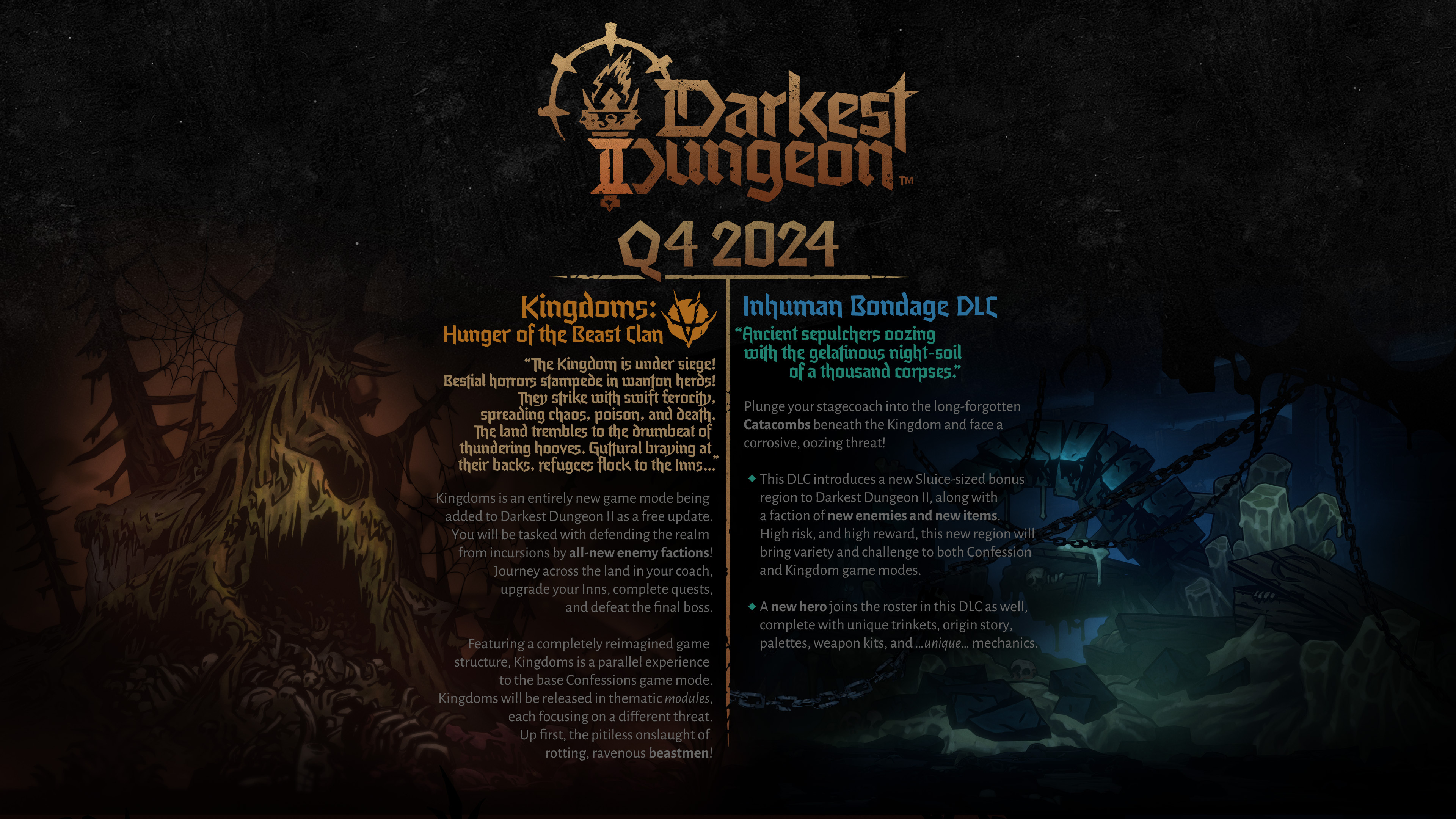 Darkest Dungeon II 《Hunger of the Beast Clan》免費 DLC 將於 2024 年第 4 季度與新的付費 DLC 一起推出